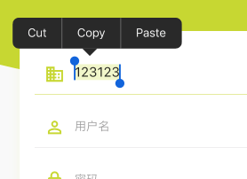 textSelectionHandler can't move,and color can't change on iOS · Issue ...