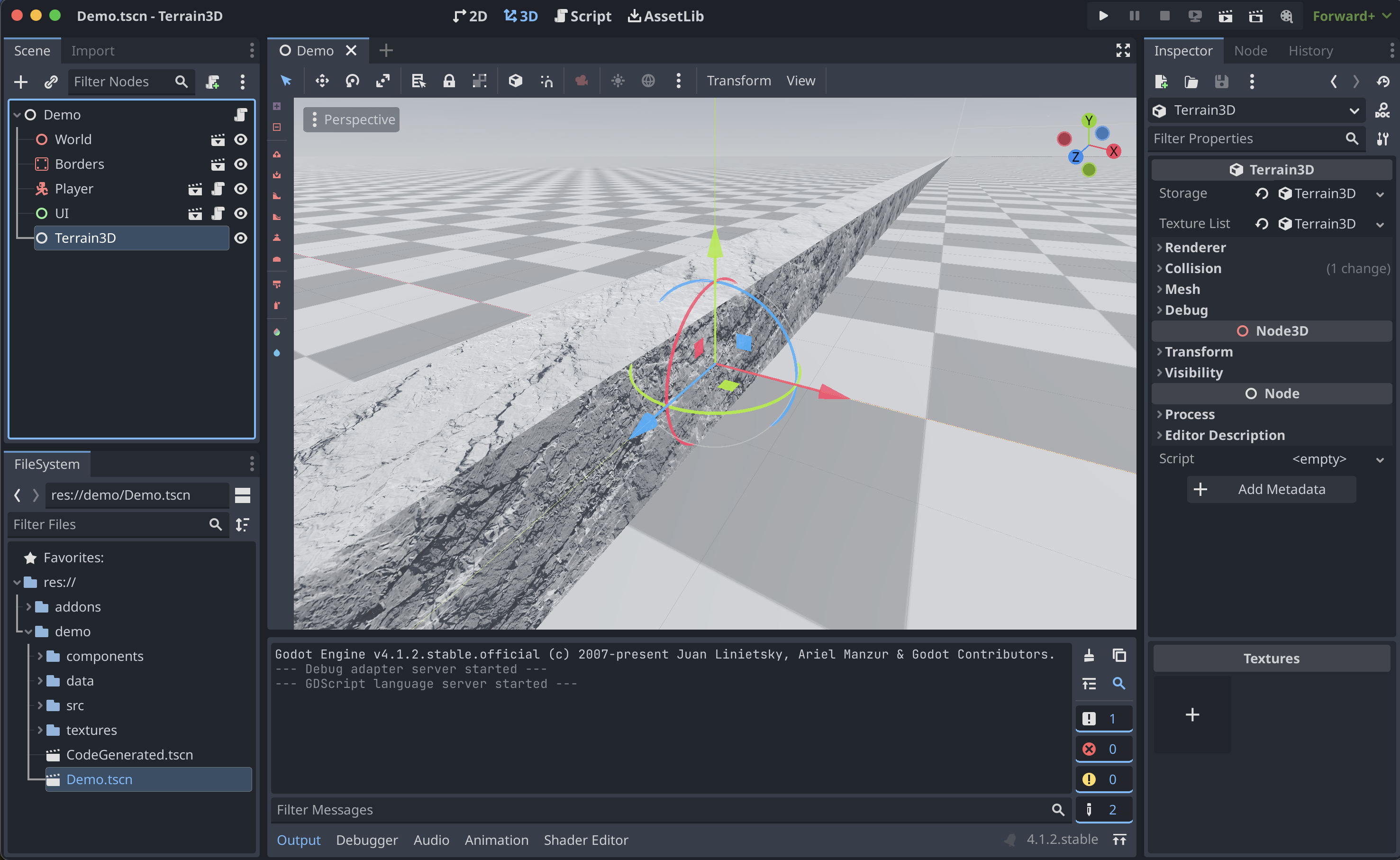 MacOS fails to load demo data · Issue #240 · TokisanGames/Terrain3D · GitHub