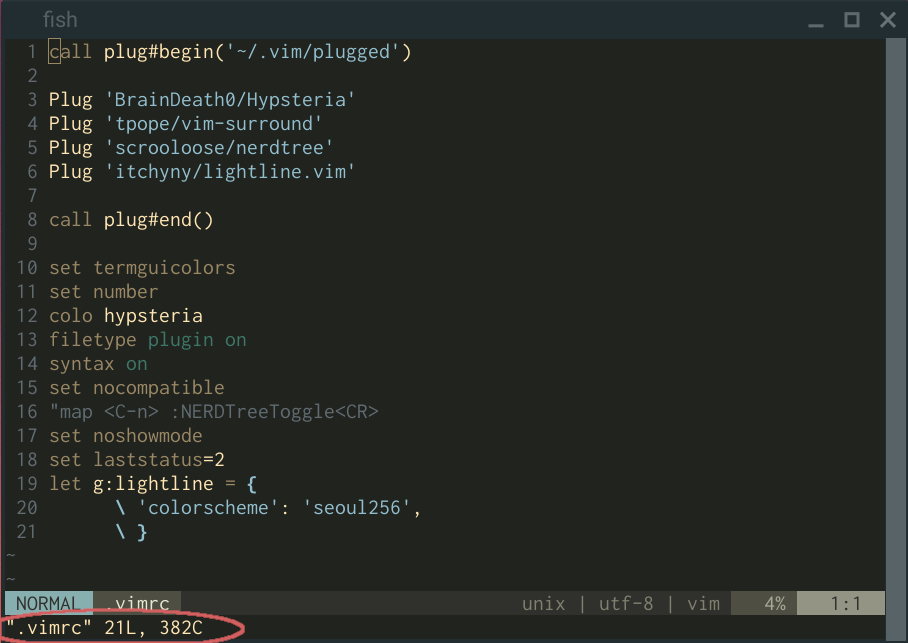 Simple question, great job ! · Issue #325 · itchyny/lightline.vim · GitHub