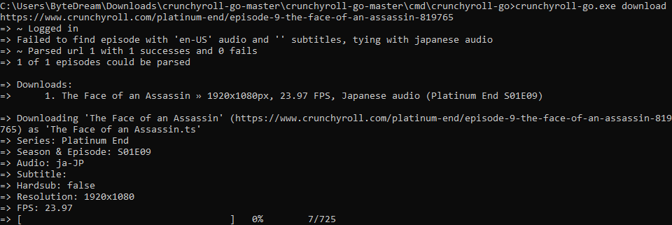 1.2.3 Windows version error (access denied) + direct episode links - BOTH FIXED IN THE NEW VER ...