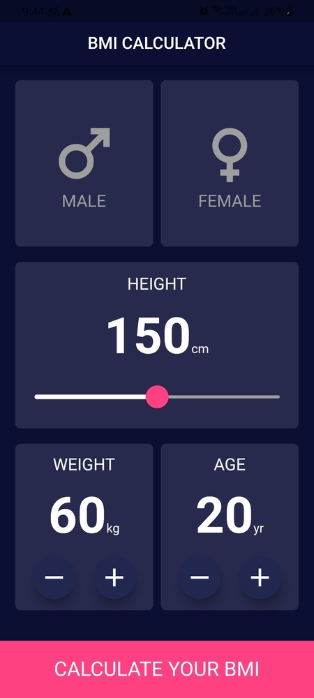 GitHub - ShishirRijal/BMI_Calculator-Flutter