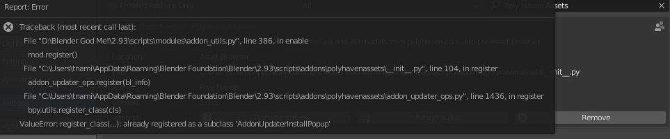 Blender add on doesn't work · Issue #65 · Poly-Haven/polyhavenassets · GitHub