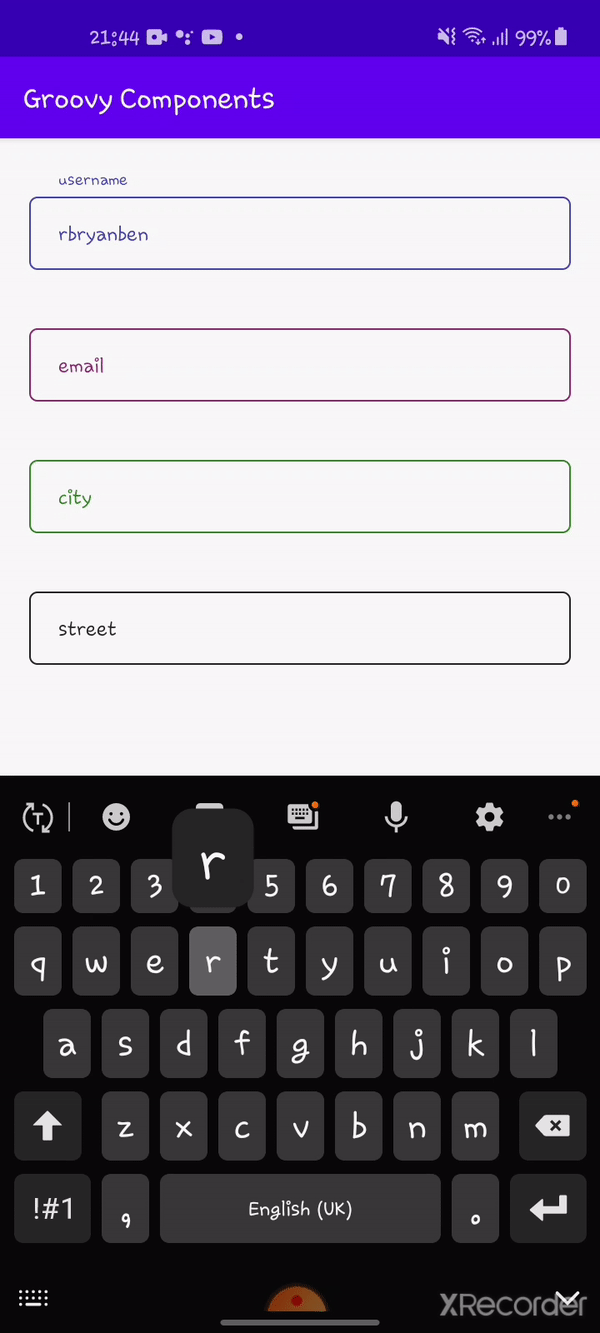 GitHub - rbryanben/Groovy-Components: Stylish Android UI Components