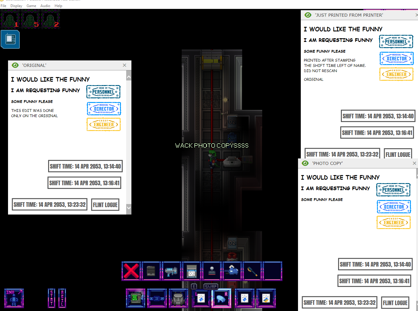RUBBER STAMPS TRANSCEND THE PHOTO COPY TIME SPACE · Issue #13671 · goonstation/goonstation · GitHub