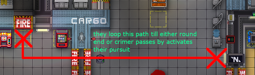 Sec Buddies Get Stuck In A Weird Loop On Cog 1 In Cargo Lobby · Issue 14232 · Goonstation