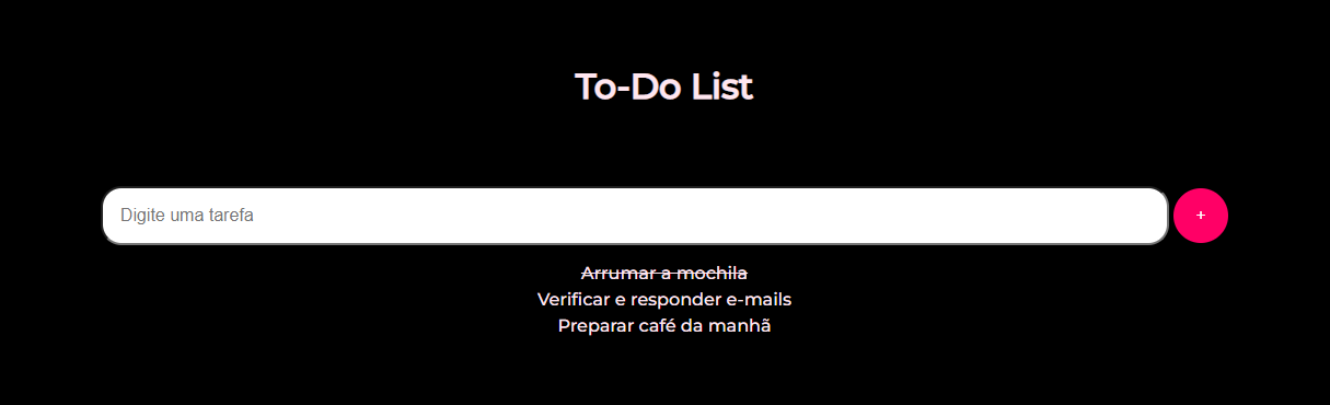 Github Devdianalista Tarefas Criei Uma Lista De Tarefas Simples Com Html Css E Javascript 