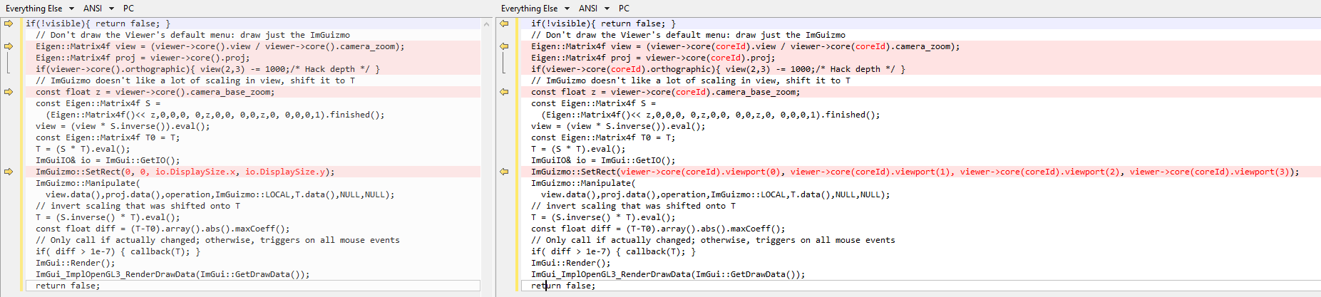 ImGuizmoPlugin with multiWindow · Issue #1880 · libigl/libigl · GitHub
