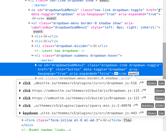 [BUG] Nested dropdowns don't work while layout is in topnav and viewport is in mobile · Issue ...
