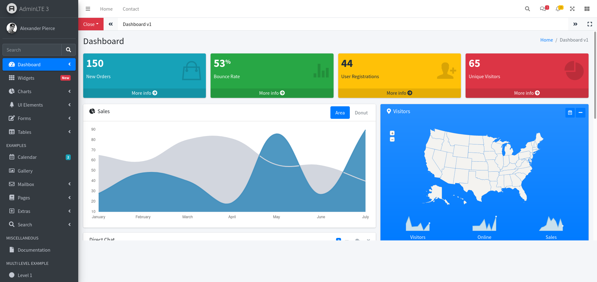 [BUG] IFrame default tab height issue · Issue #3872 · ColorlibHQ/AdminLTE · GitHub