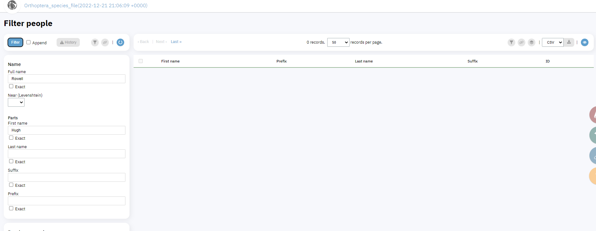 [Bug]: Filter People task, Full Name field not working properly · Issue #3394 · SpeciesFileGroup ...