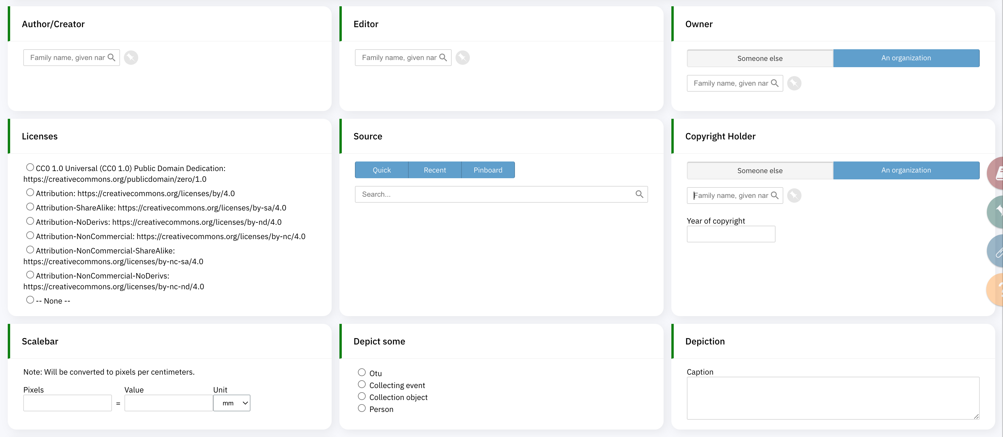 Filter images by Copyright Holder. · Issue #3511 · SpeciesFileGroup/taxonworks · GitHub