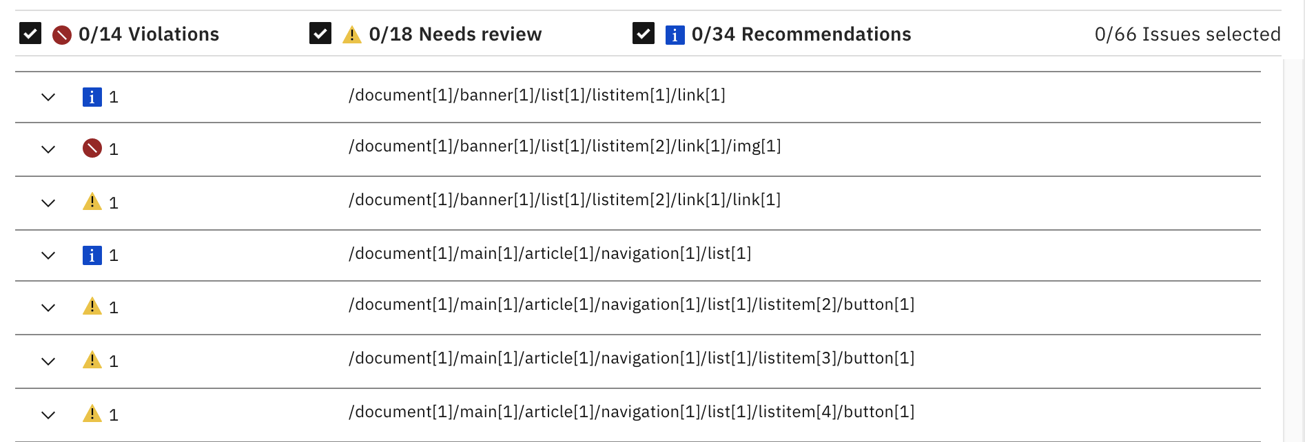 [BUG]: Accordion closing on selecting an issue in FF · Issue #856 · IBMa/equal-access · GitHub