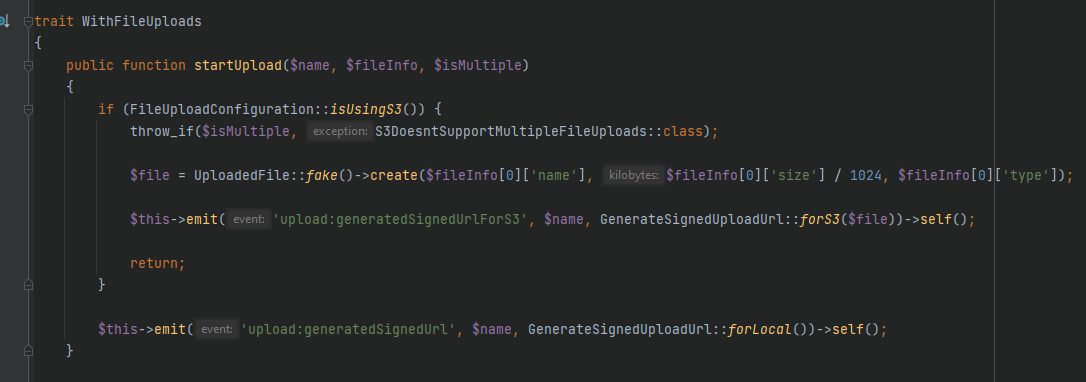 WithFileUploads is not working with GCS and Google App Engine / Laravel 8 with Livewire update ...