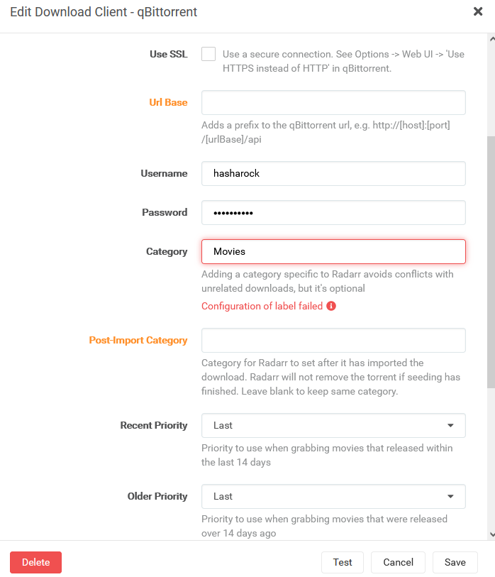 Download Fails to find Folder with Settings Created · Issue #113 · rogerfar/rdt-client · GitHub
