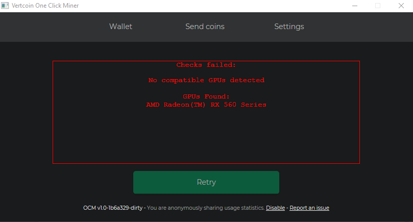 Miner says my gpu is not compatible · Issue #78 · vertcoin-project/one-click-miner-vnext · GitHub