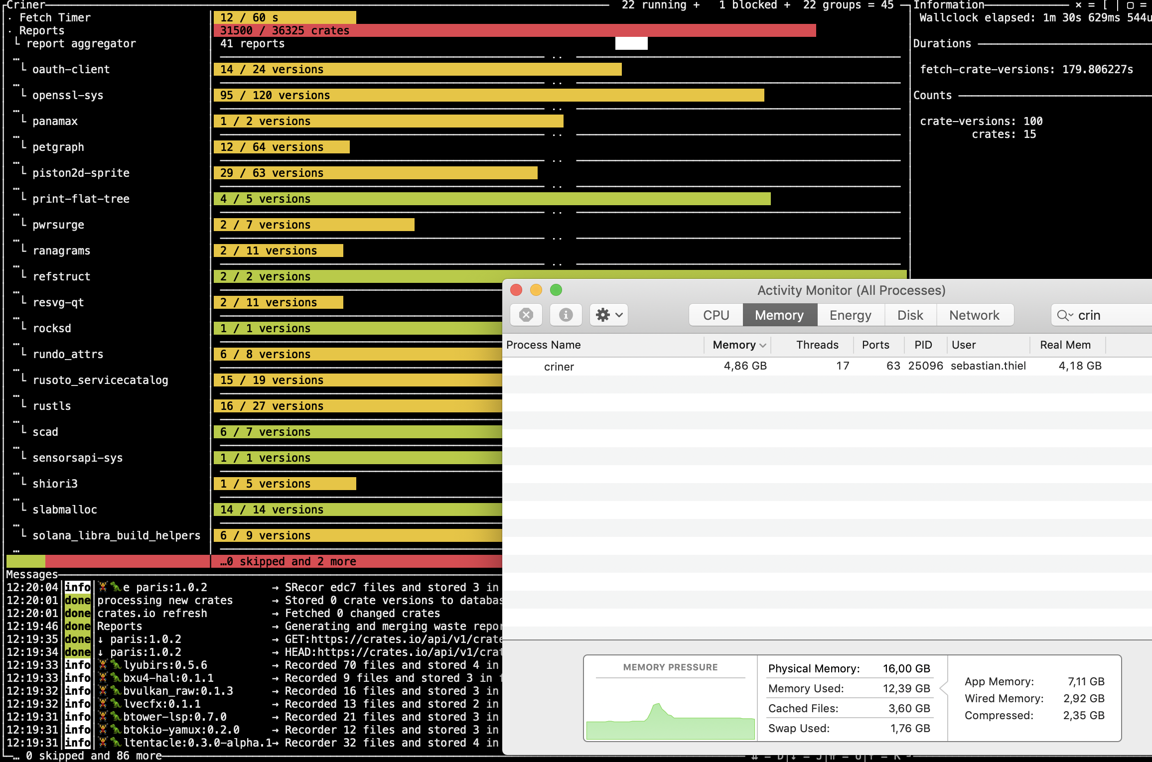 High memory usage when using 'many tiny objects' · Issue #986 · spacejam/sled · GitHub