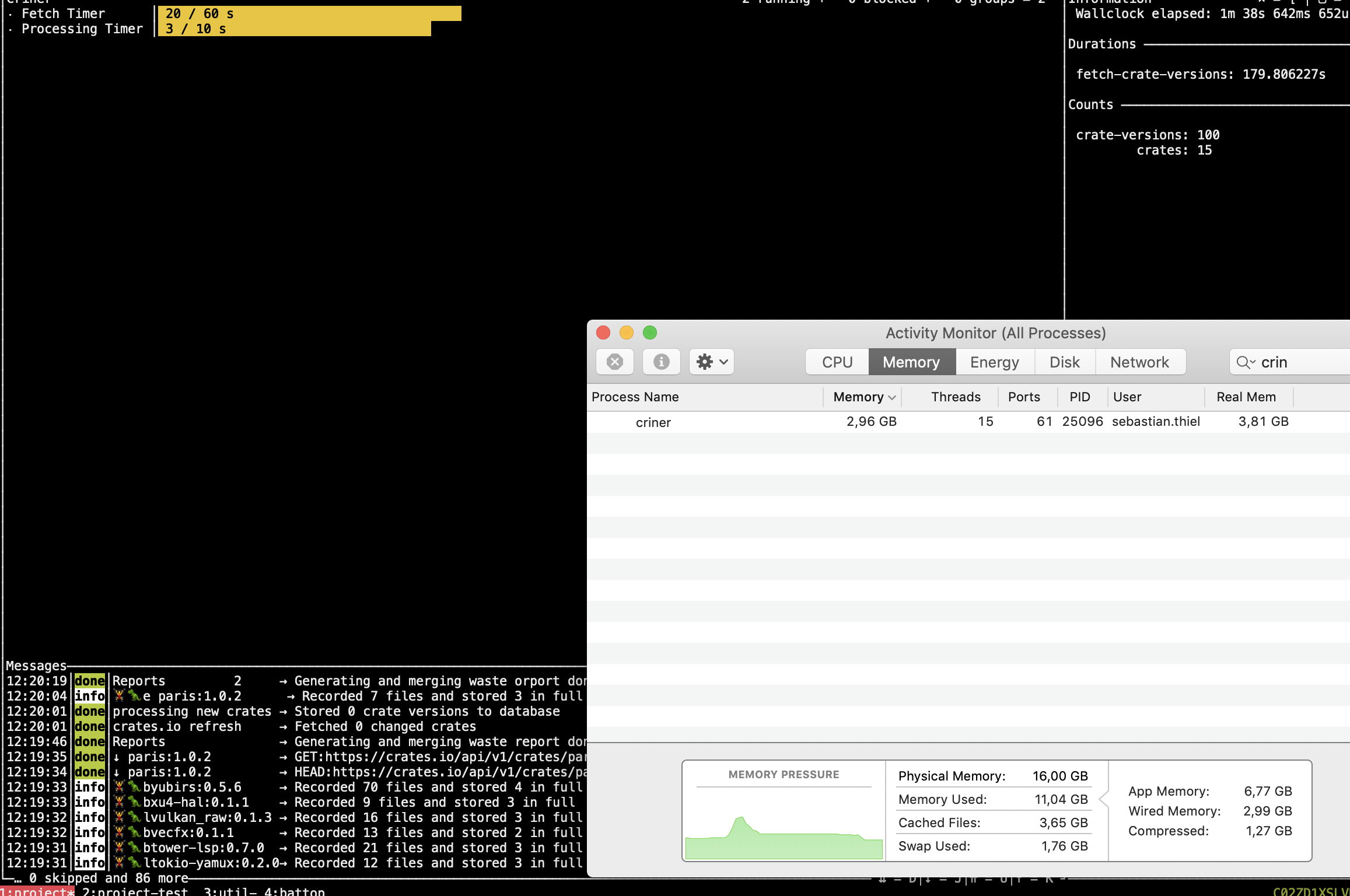 High memory usage when using 'many tiny objects' · Issue #986 · spacejam/sled · GitHub