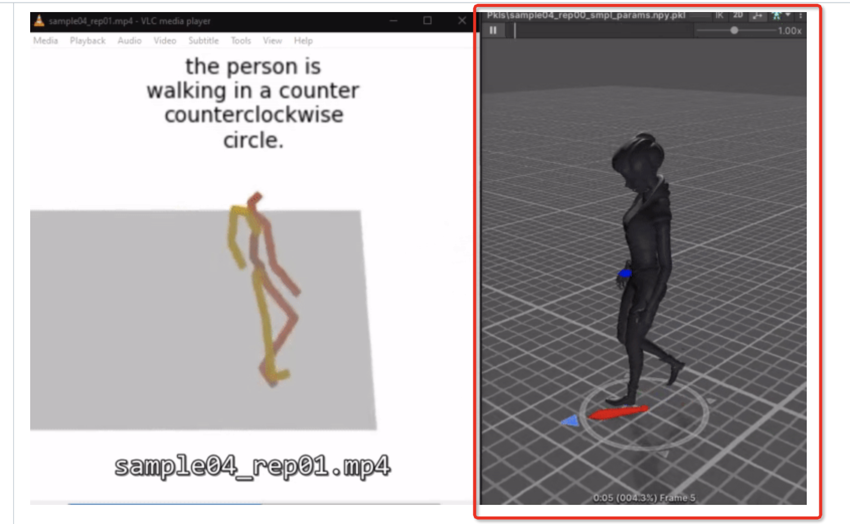 What is the tool to visualize the result in MDM like this? · Issue #1 · jaykup1/motion-diffusion ...