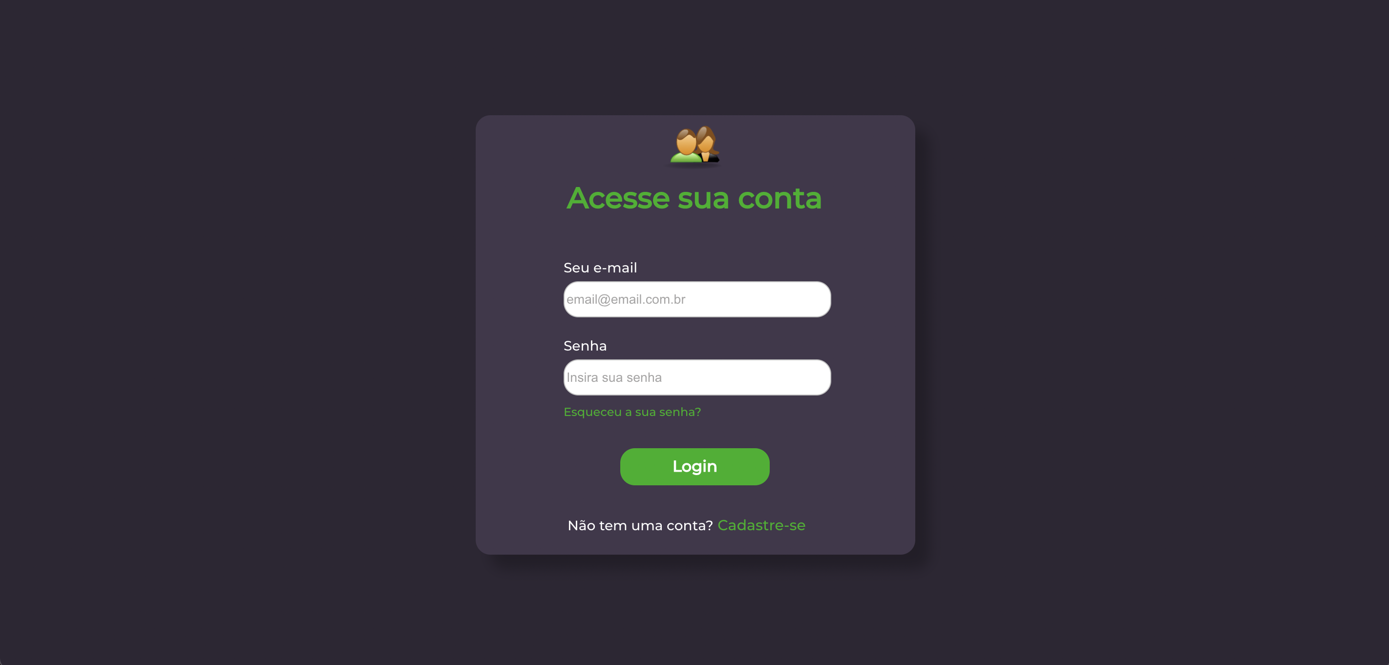 GitHub - MoisesSRJR/Layout_Login: Layout tela de login e criar login ...