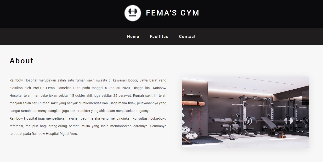 GitHub - femaflam22/femas_gym: pengumpulan submission dicoding ( Belajar Dasar Pemrograman Web )
