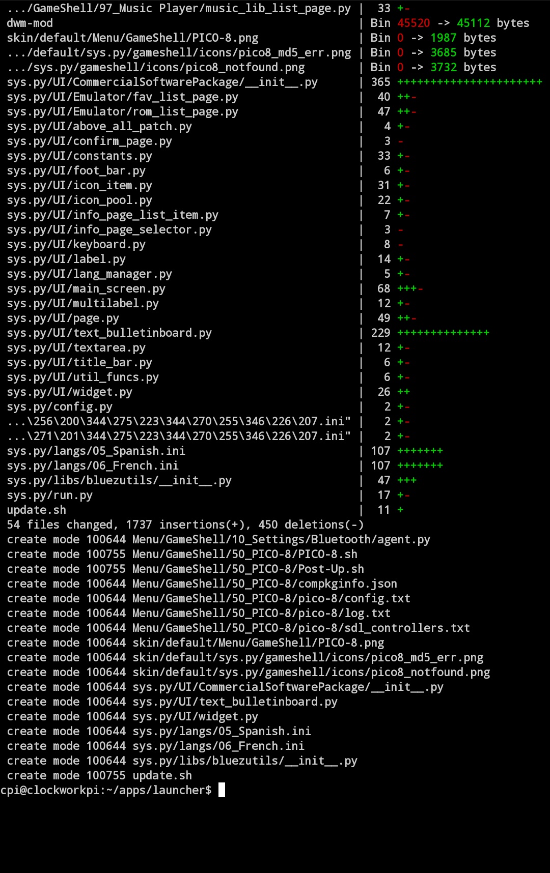 Problem Upgrading From 1 20 Issue 164 Clockworkpi Launcher Github