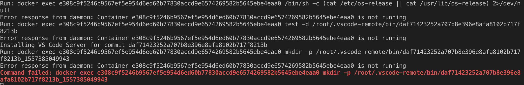 Extension gets stuck while opening a docker-composer based container · Issue #221 · microsoft ...