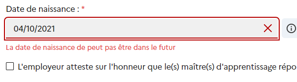 [v1.14.0] Date de naissance Maitre d'apprentissage : message d'erreur incohérent · Issue #113 ...