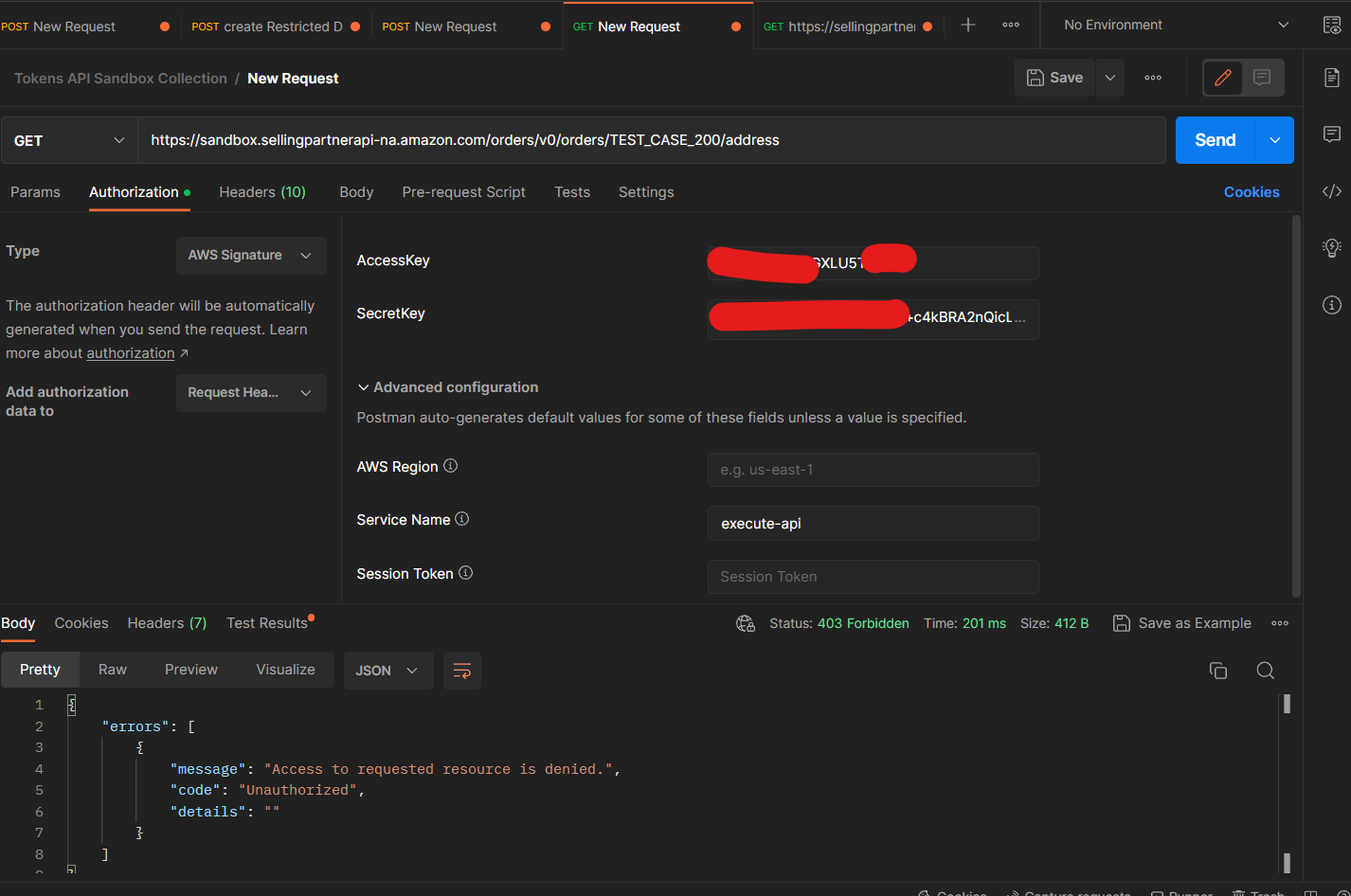 [BUG] [SP-API] [Amazon SP-API Self authorization] · amzn selling-partner-api-models · Discussion ...