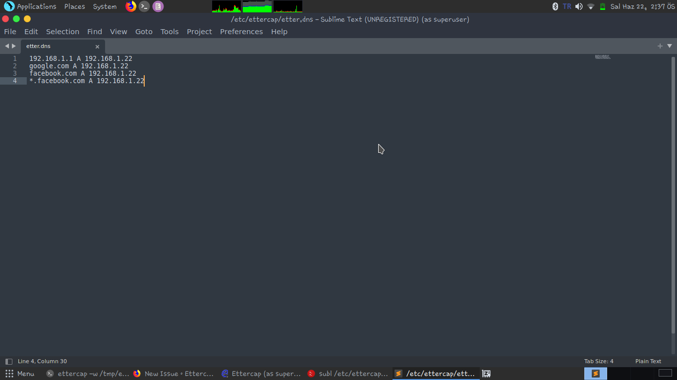 DNS Spoof Dont Work · Issue #1128 · Ettercap/ettercap · GitHub