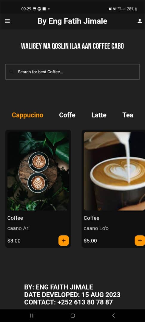 GitHub - Mohamed-Abdirizak/simpleCoffeeProjectOnFlutter: simpleCoffeeProjectOnFlutter