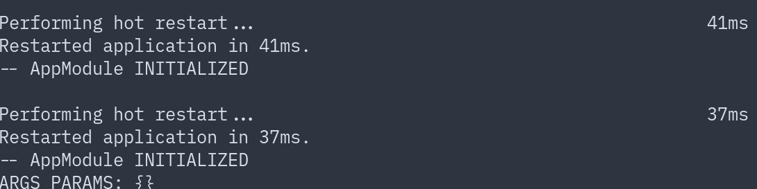 Cannot set args param / empty args param on flutter_modular 3.0.0-nullsafety.36 (Router Outlet ...