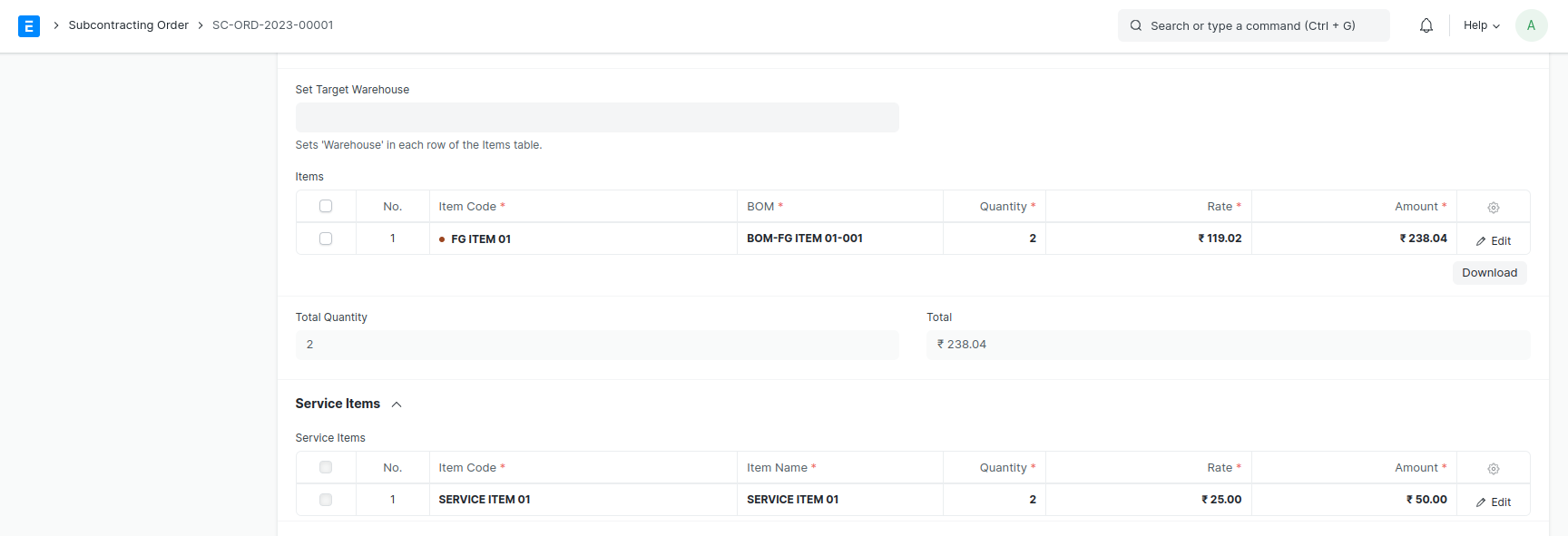 Subcontracting Order Qty Issue · Issue #34317 · frappe/erpnext · GitHub Subcontracting Order Qty Issue · Issue #34317 · frappe/erpnext · GitHub