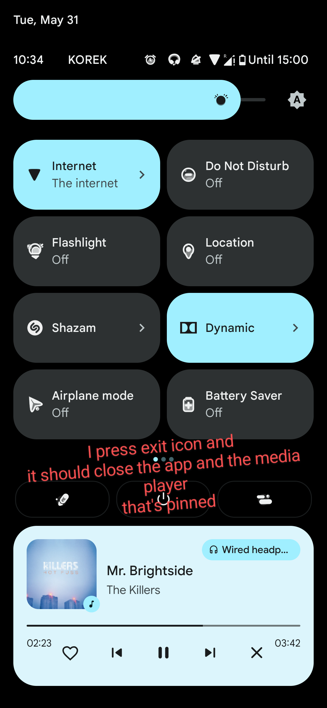 Not closing completely when press exit from QS Tail · Issue #1367 · RetroMusicPlayer ...