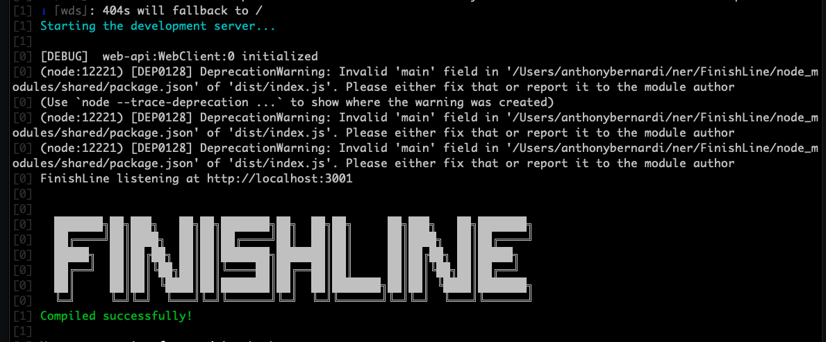 General - Get Rid of Dev Warnings · Issue #403 · Northeastern-Electric-Racing/FinishLine · GitHub