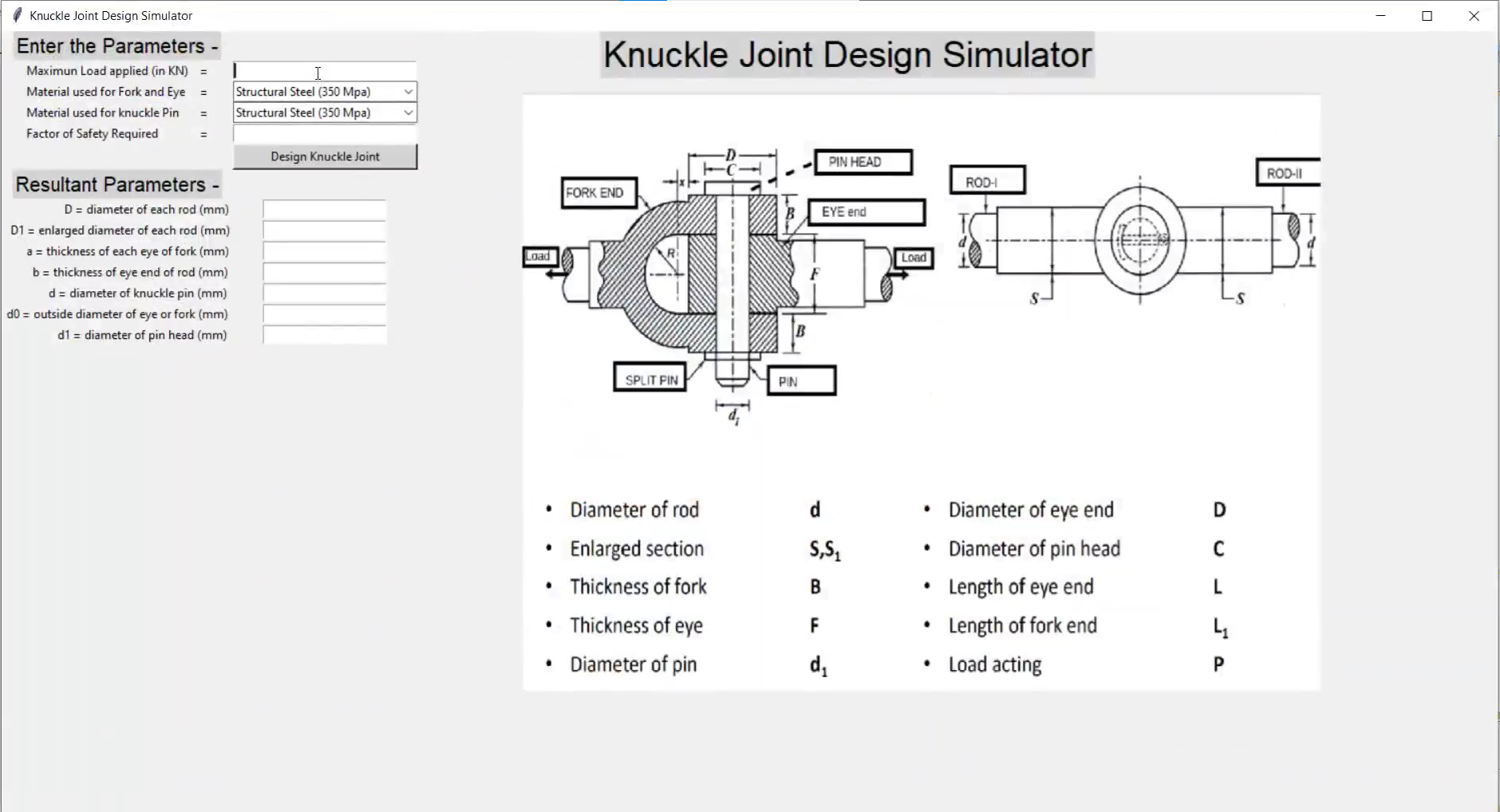 GitHub - shubhamsawant0601/Design_and_Analysis_of_Mechanical_Joints_Python_GUI_Project ...