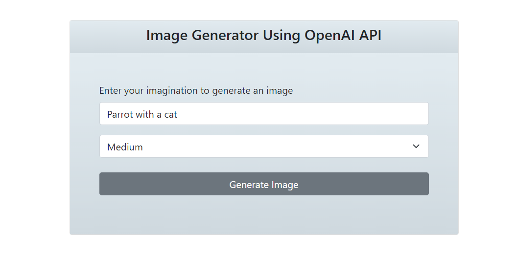 GitHub - JimNewaz/Image-Generator---OpenAI-Laravel GitHub - JimNewaz/Image-Generator---OpenAI-Laravel