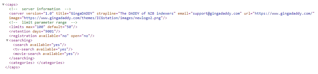 Manual Category Options for Indexers without Categories in a Caps Call ...