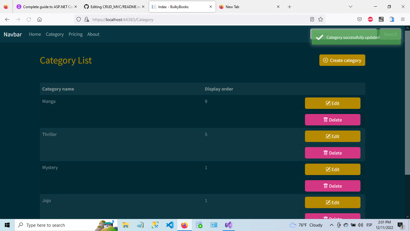 GitHub - EddyRuizB76880/CRUD_MVC: This project is the result of completing the first section of ...