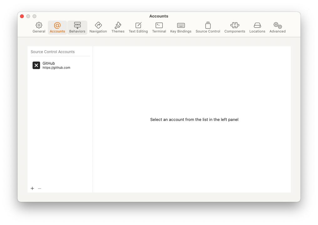 Basic Implementation of Git Accounts by nanashili · Pull Request #435 · CodeEditApp/CodeEdit ...
