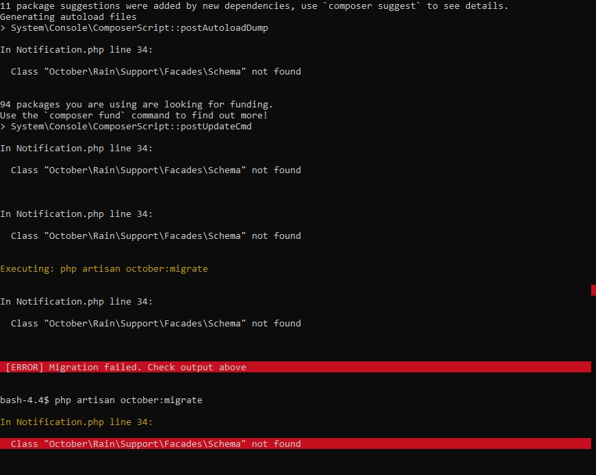 Installation issue · Issue #939 · OFFLINE-GmbH/oc-mall-plugin · GitHub