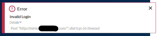 When Setting `minio Server Url` Several Issue Arise Such As Not Being