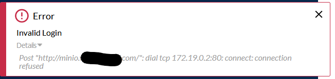 When Setting `minio Server Url` Several Issue Arise Such As Not Being