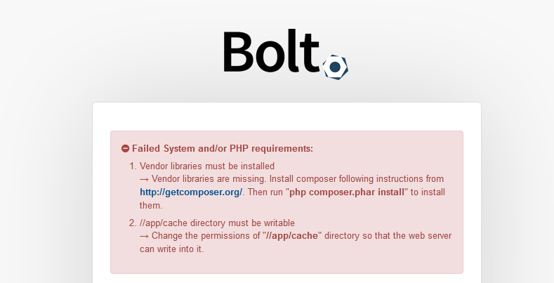 Error installing bolt 3.4.2 · Issue #7231 · bolt/bolt · GitHub