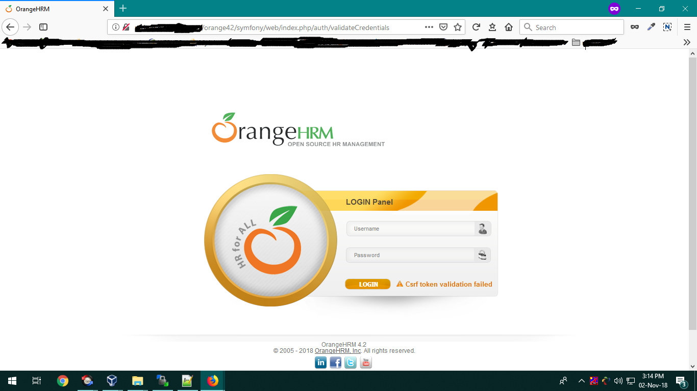 Unable to login into Orangehrm 4.2 · Issue #418 · orangehrm/orangehrm · GitHub