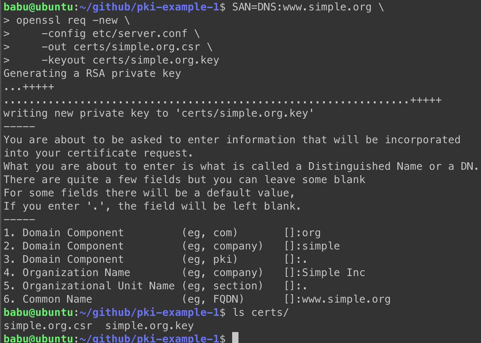 GitHub - sjsu-cmpe272/simple-pki: A simple PKI infrastructure