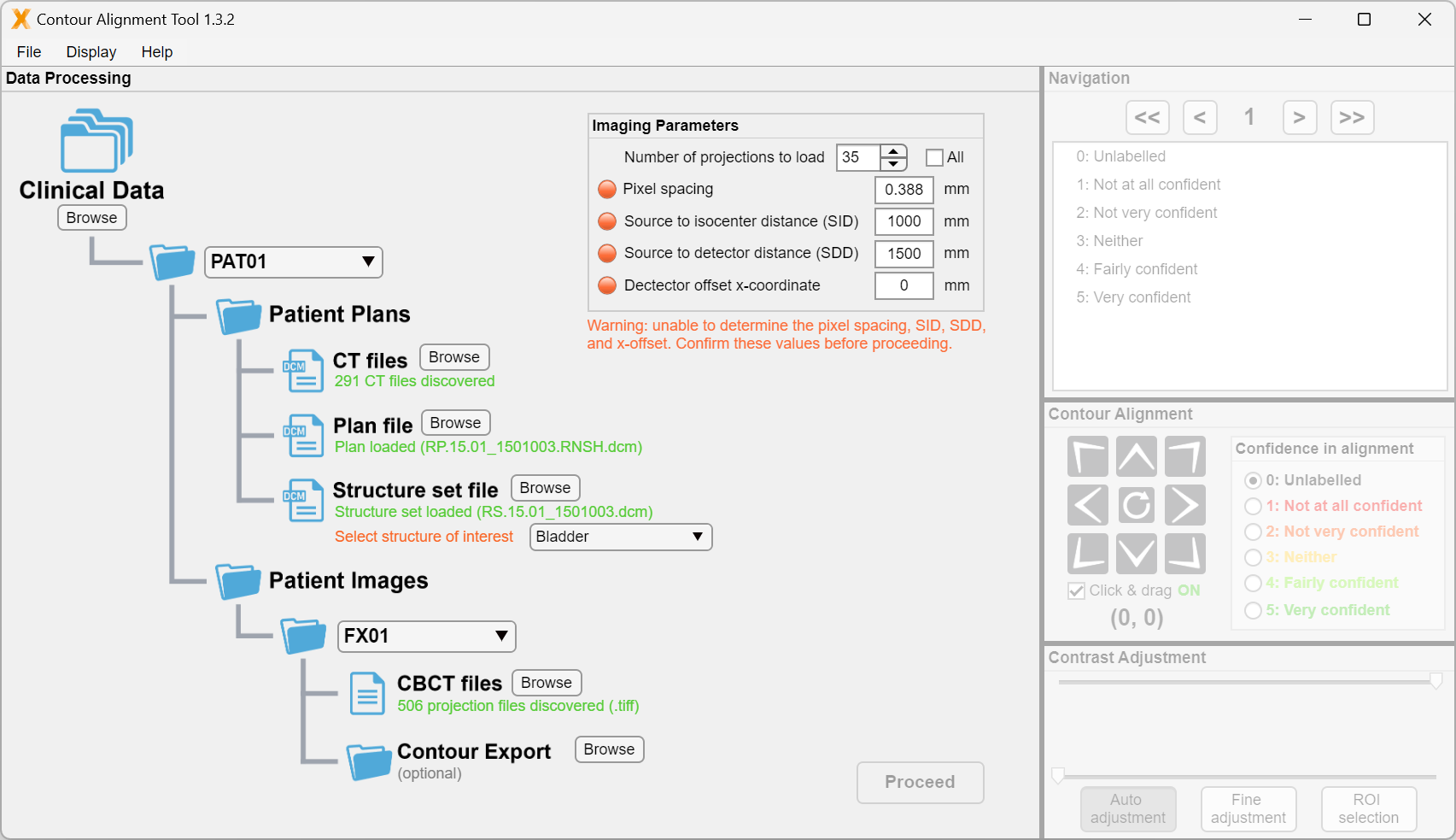 GitHub - Image-X-Institute/contour-alignment-tool: Application for the ...