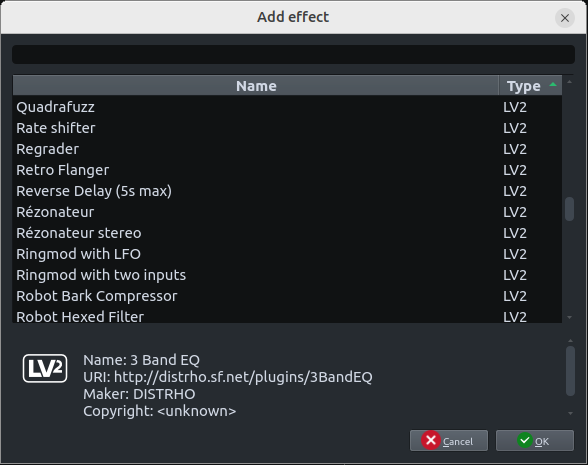 Plugin search - Diacritical marks, accents · Issue #6502 · LMMS/lmms · GitHub