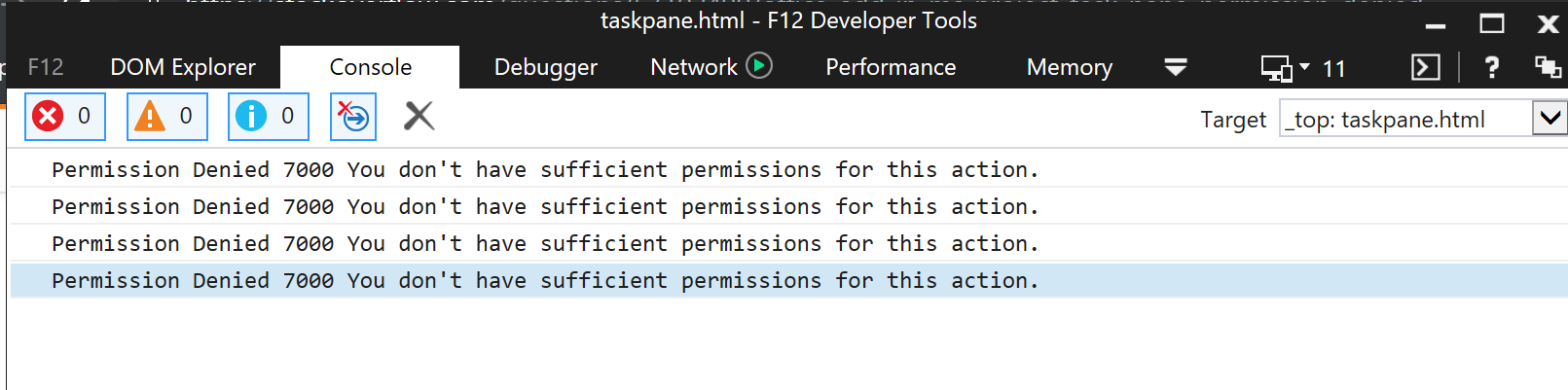 Office Add-in MS Project Task pane : Permission denied · Issue #631 ...