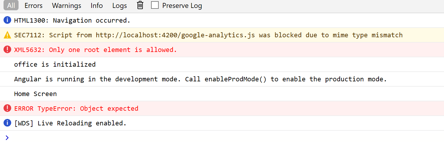 Edge Devtools Debugger Hanging On Reload And It Is Not Loading · Issue 960 · Officedevoffice