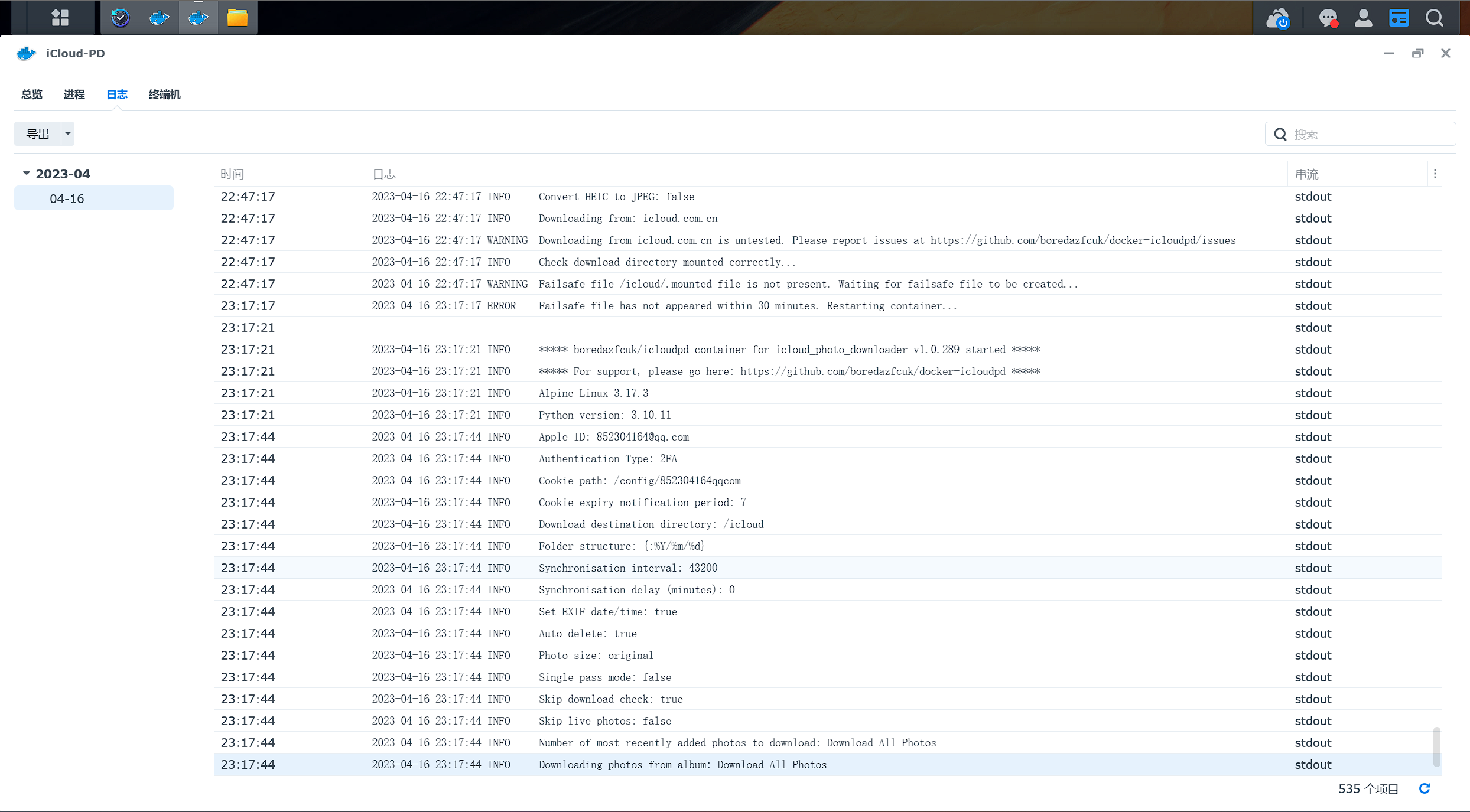 Keep reporting errors, unable to download · Issue #624 · icloud-photos-downloader/icloud_photos ...